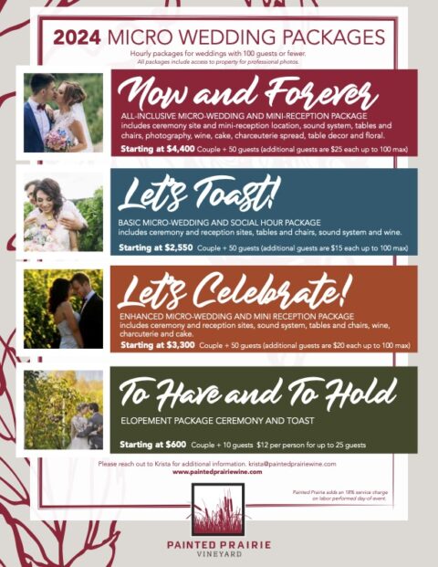 Weddings - Painted Prairie Vineyard